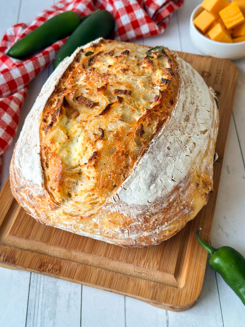 Sourdough Jalapeño Popper Bread - Friend in Knead