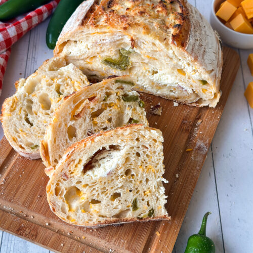 Sourdough Jalapeño Popper Bread - Friend in Knead