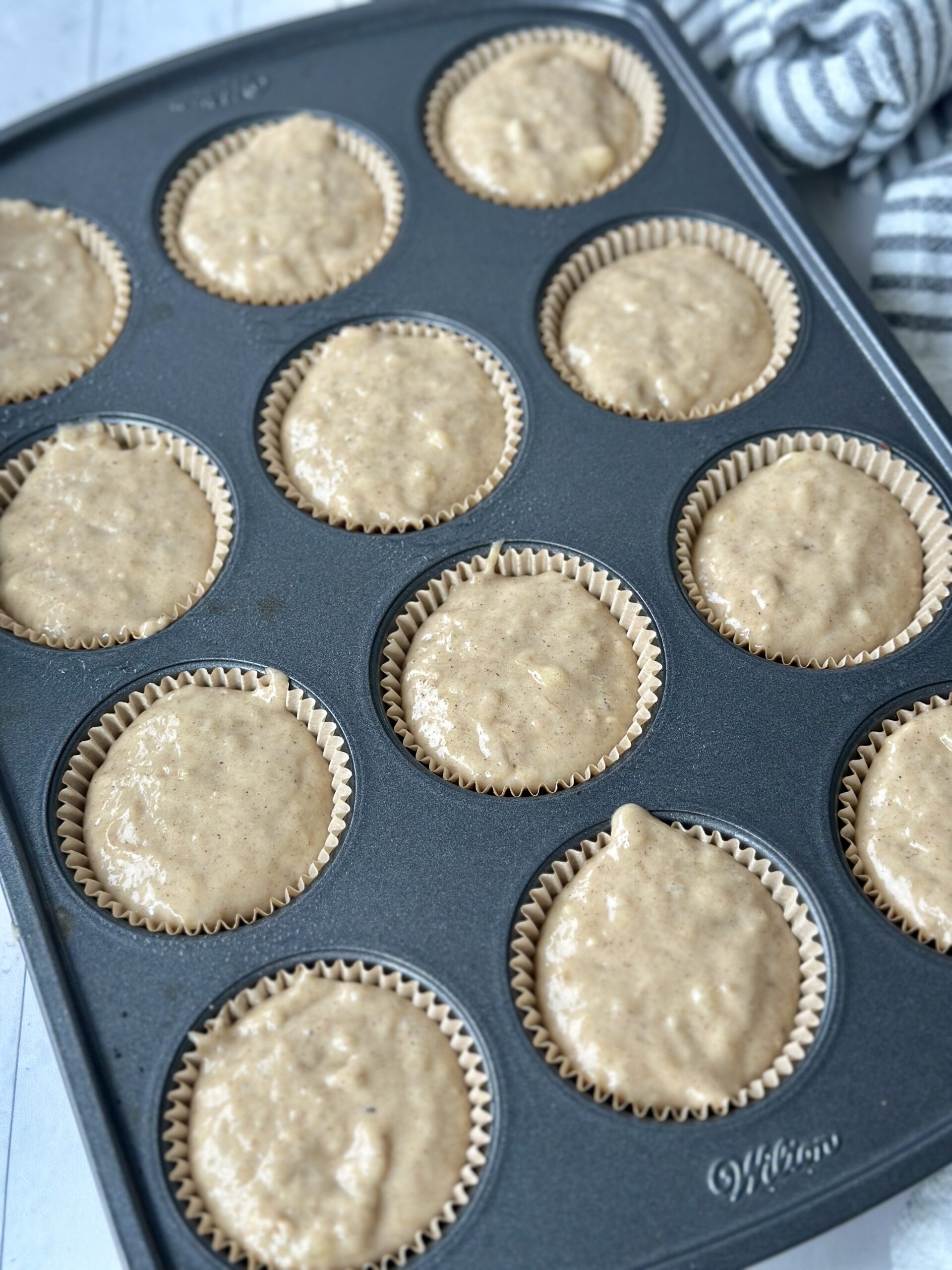 Sourdough Banana Crumble Muffins - Friend in Knead